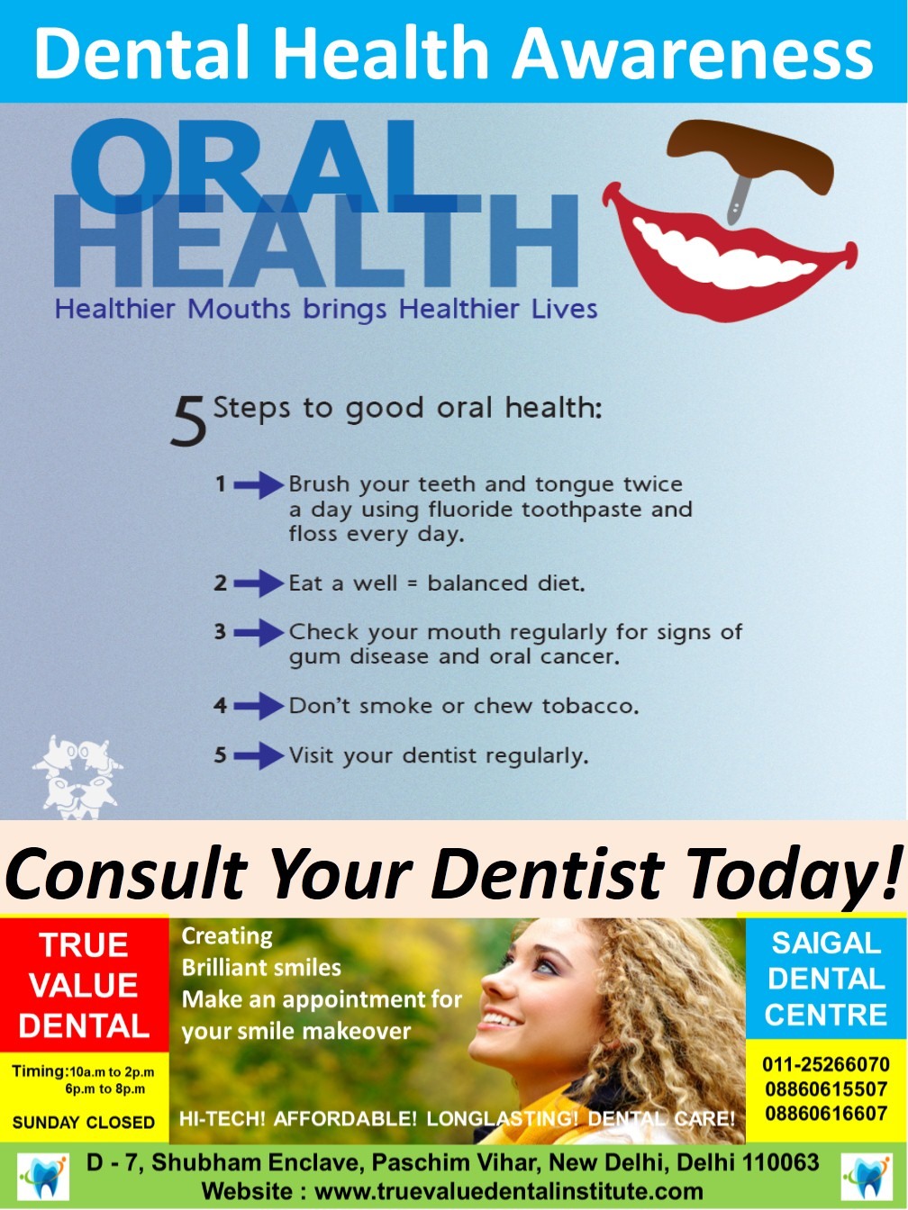 Dental Health Awareness - True Value Dental